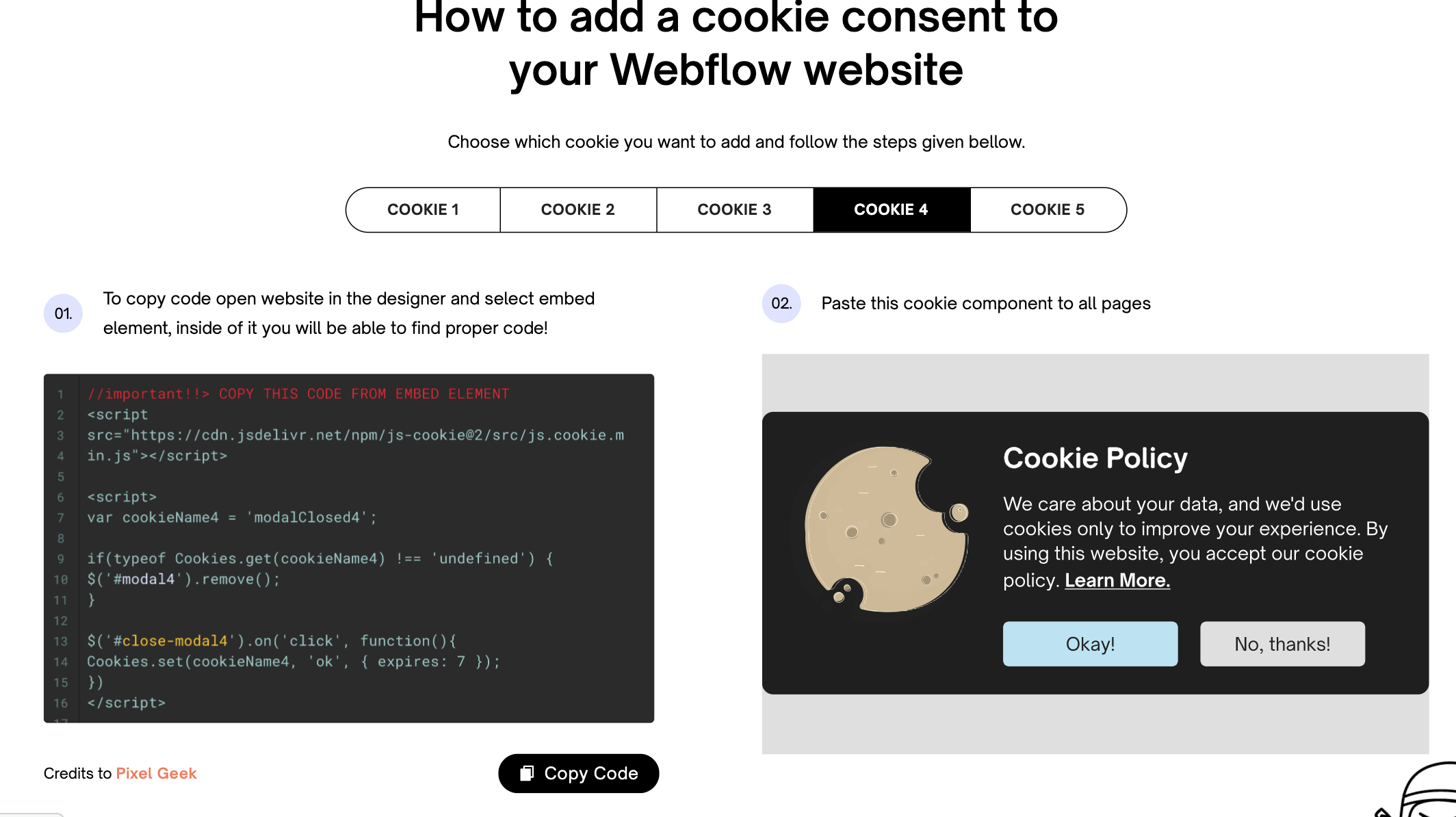 Best Webflow Cookie Consent Cloneables | Memberstack Blog